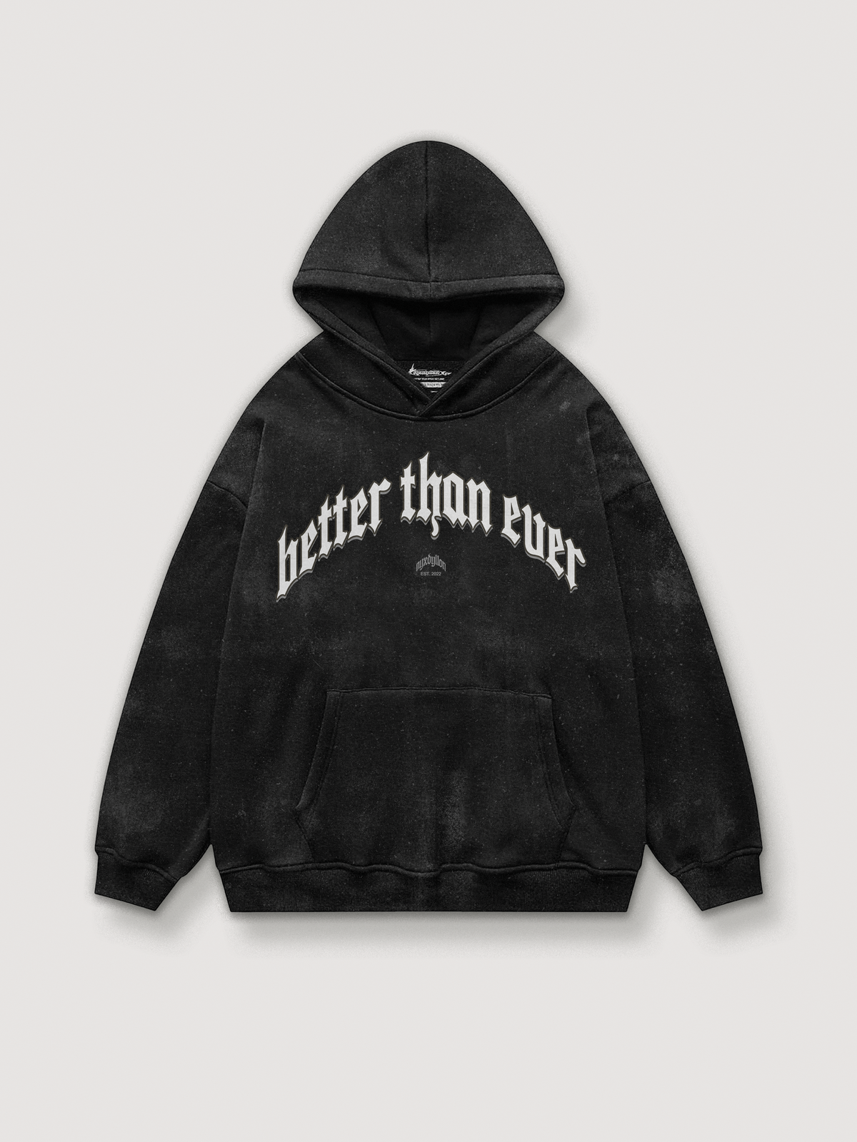 Washed Printed Arch Hoodie – NyxDyllon